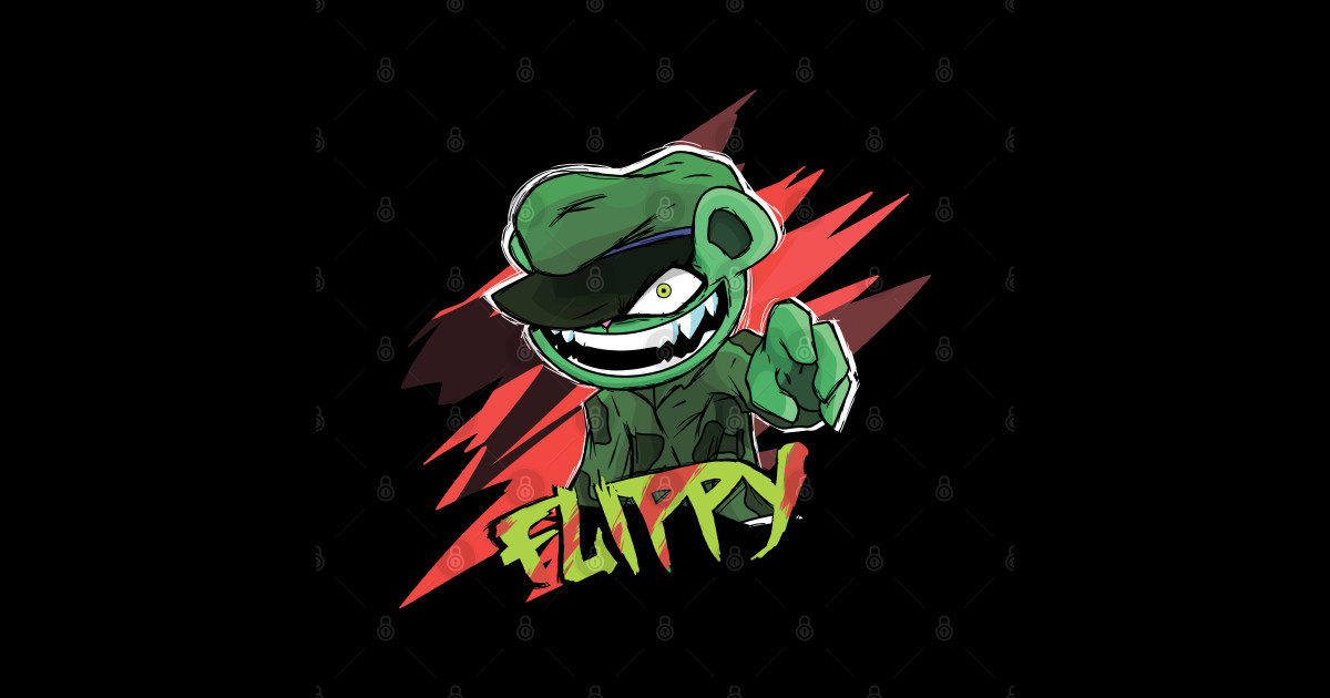 fnf htf flippy graffiti - Flippy - Tapestry | TeePublic