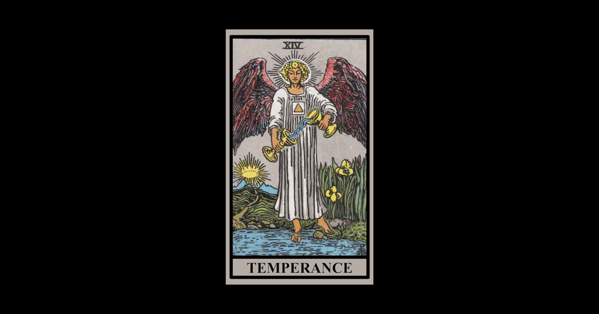 TEMPERANCE Tarot - Deck Tarot - Posters and Art Prints | TeePublic