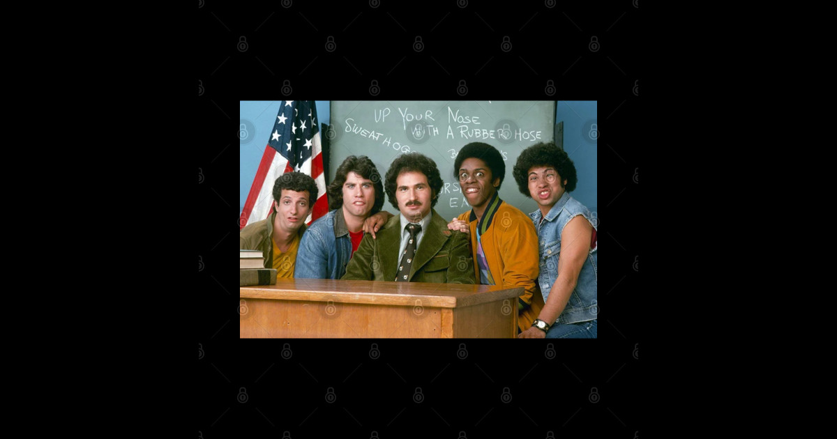 Mr. Kotter and the Sweathogs. - Welcome Back Kotter - Sticker | TeePublic