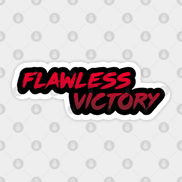 Flawless Victory - Mortal Kombat - Sticker | TeePublic