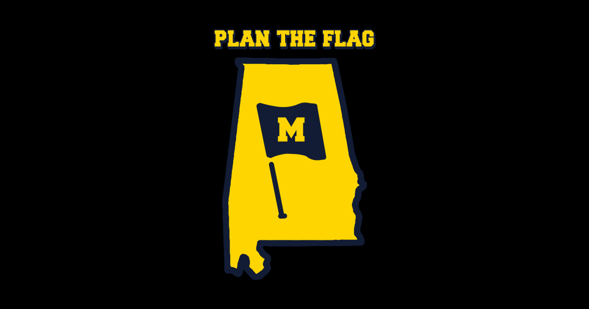 Plan flag - Plan The Flag Michigan - Sticker | TeePublic
