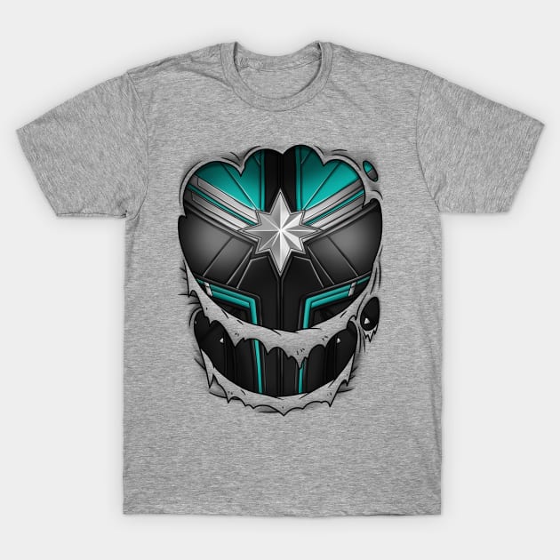 Captain's Kree Uniform - Captain Marvel - T-Shirt | TeePublic