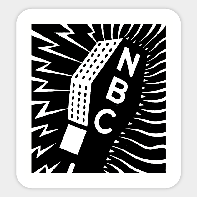 Retro NBC Logo - Retro Nbc Logo - Sticker | TeePublic