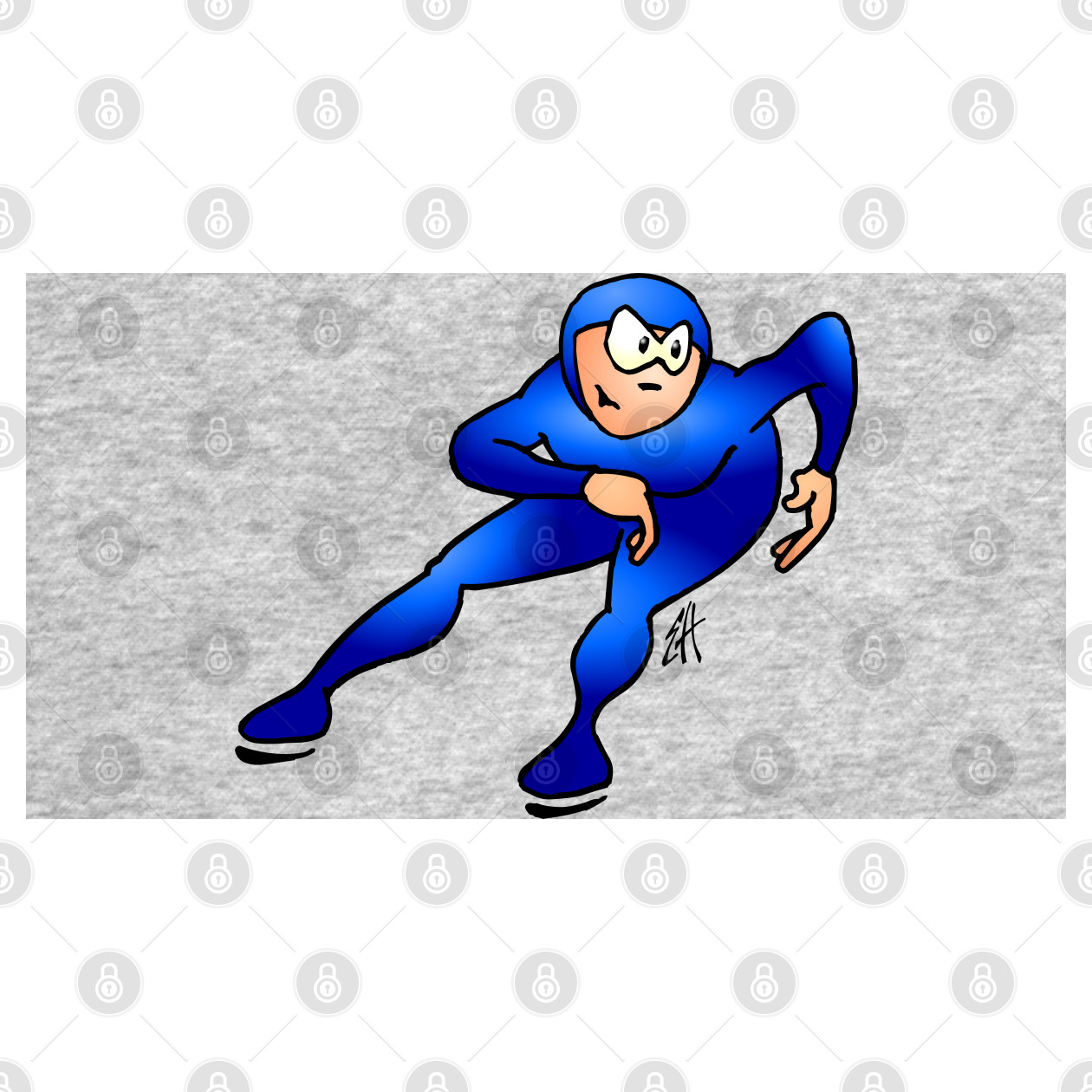 Speed skater - Ice Skating - T-Shirt | TeePublic
