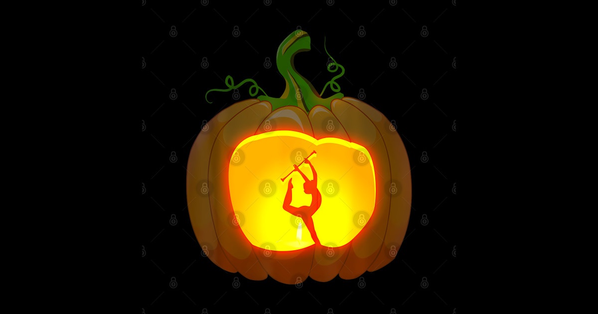 Baton Twirling Pumpkin Carving Halloween Majorette - Halloween Pumpkin ...