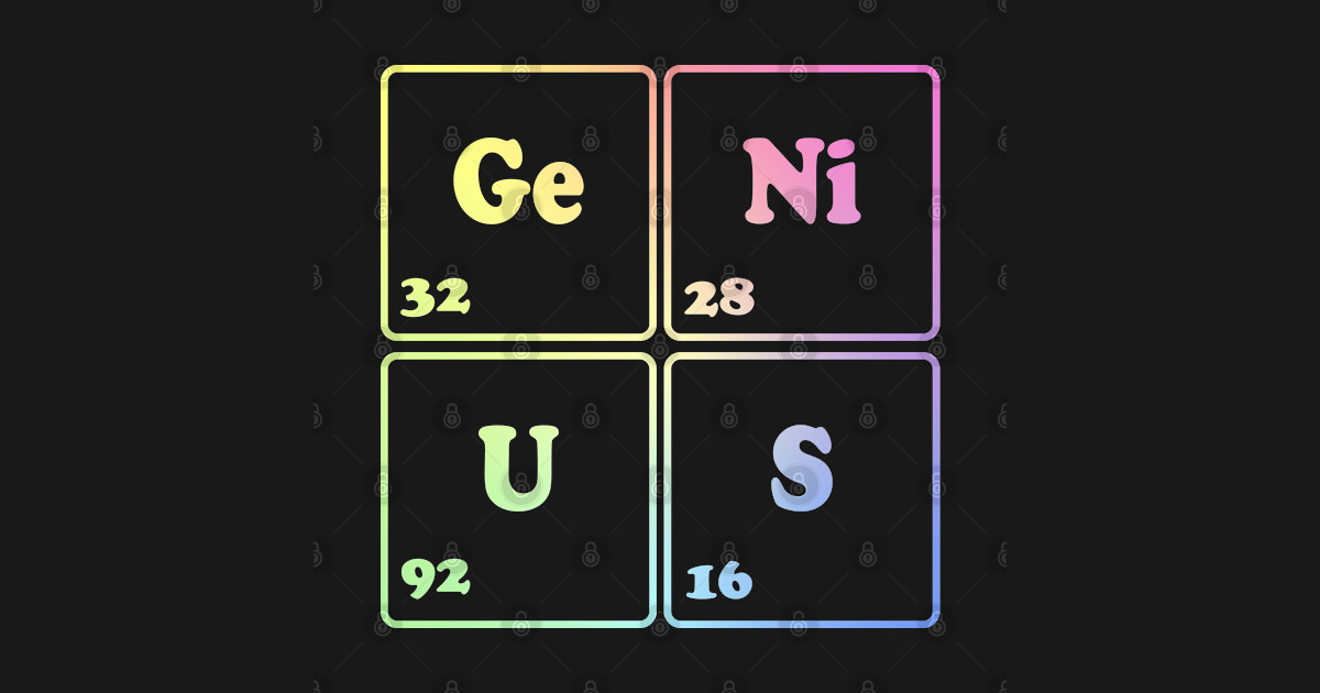 Genius Periodic Table Elements - Genius Periodic Table Elements - T ...