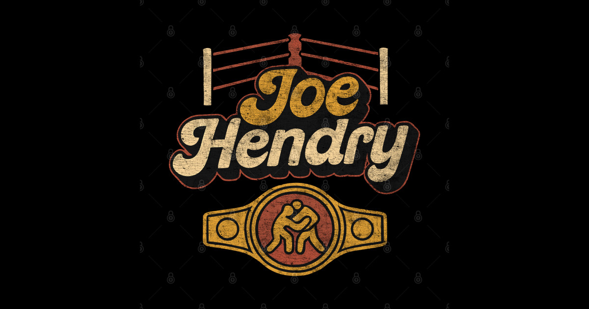 Joe Hendry Retro Wrestling Champion - Joe Hendry - Sticker | TeePublic
