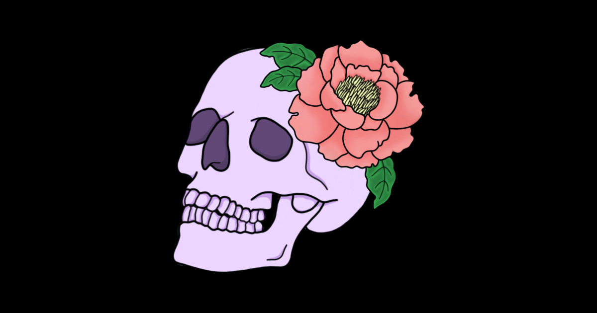 Pastel death - Skull - Sticker | TeePublic