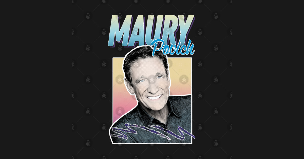 Vintage Style Maury Povich 90s Aesthetic Design - Maury Povich - T ...
