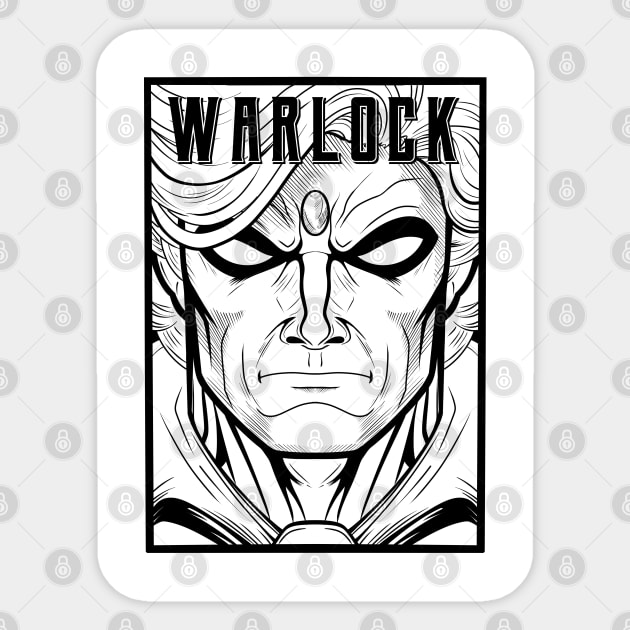 Adam Warlock Comic Galaxy - Adam Warlock - Sticker | TeePublic