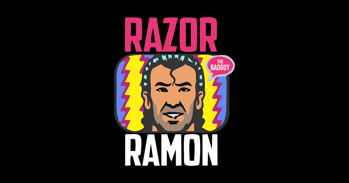 razor ramon wrestlemania - Razor Ramon - Sticker | TeePublic