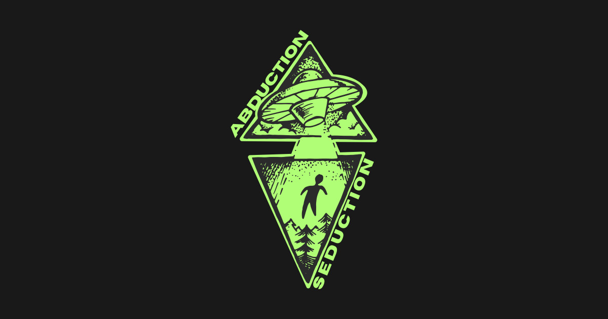 Alien Abduction Seduction Line Drawing Minimalist - Alien Abduction - T ...