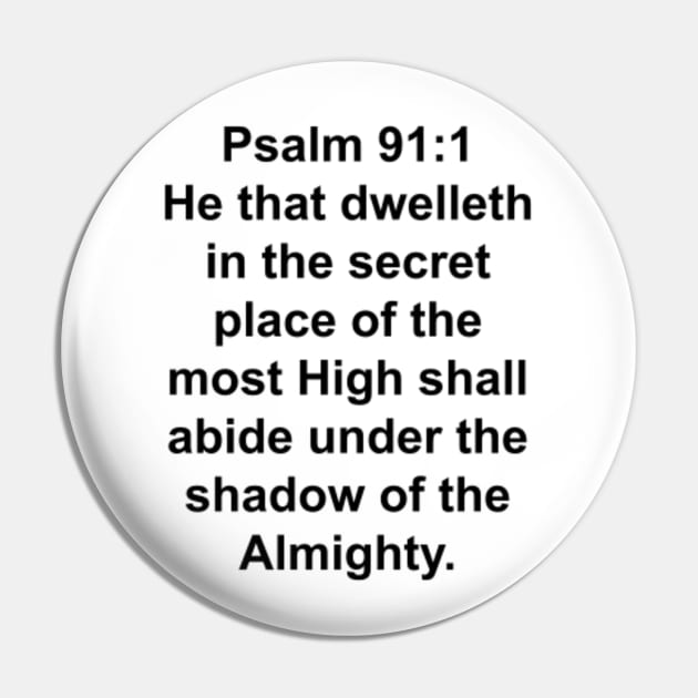 Psalm 91:1 King James Version (KJV) Bible Verse Typography - Psalm 91 1 ...