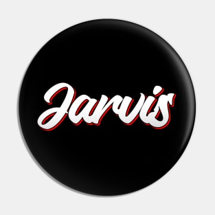 Jarvis Name Cool 70s Retro Font Pins and Buttons for Sale | TeePublic
