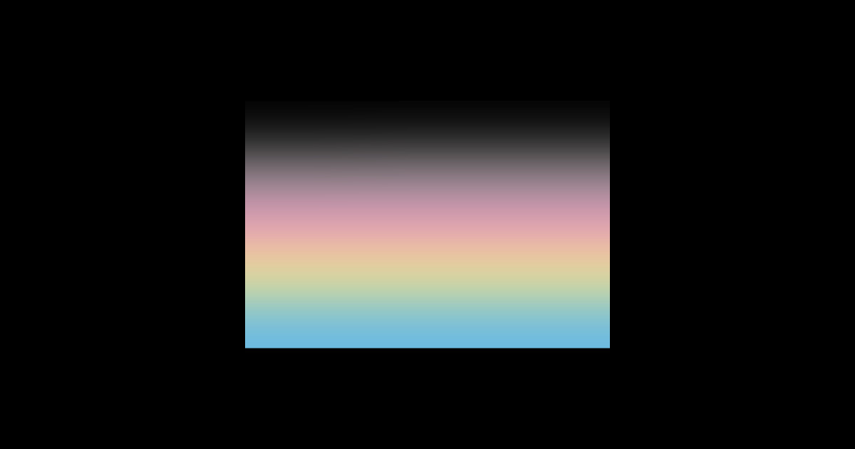 Polygender Pride Flag Gradient - Flag - Sticker | TeePublic