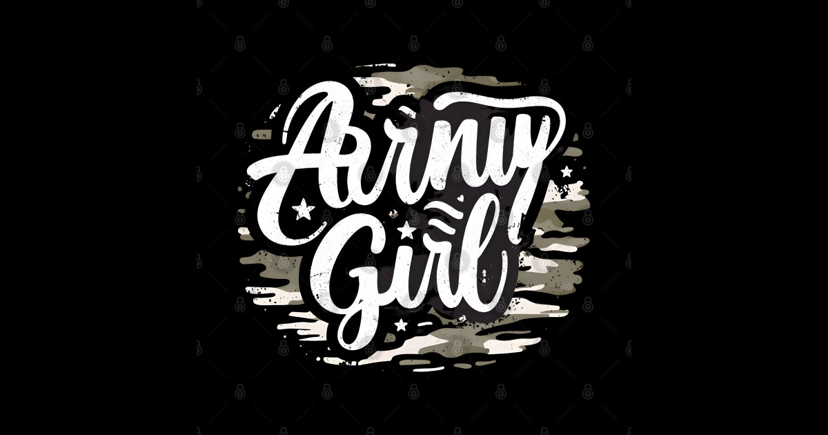 army girl - Army Girl - Sticker | TeePublic
