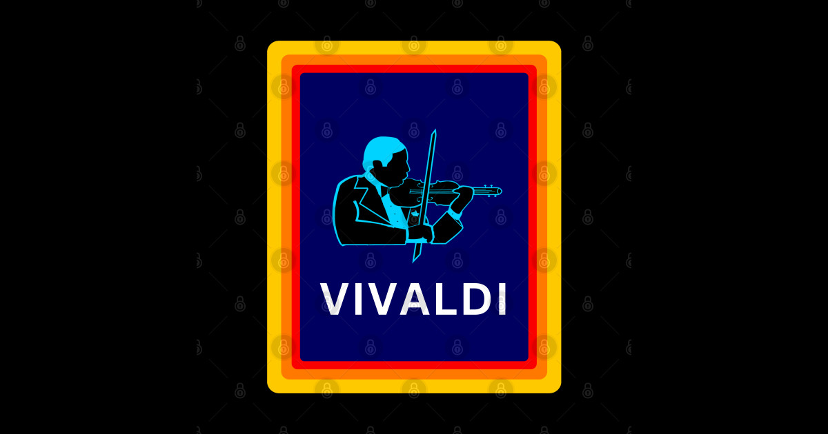 Vivaldi - Vivaldi - Sticker | TeePublic