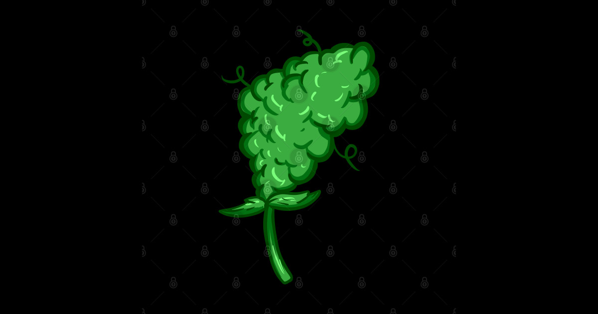 Weed Cartoon Design - Weed Design - Posters and Art Prints | TeePublic