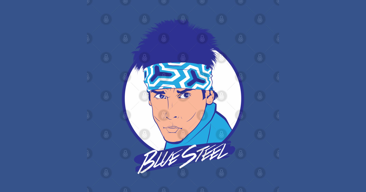 Derek Zoolander Blue Steel - Zoolander - T-Shirt | TeePublic