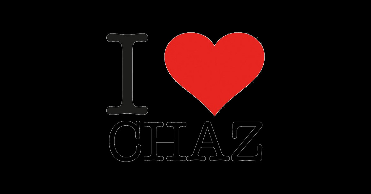 I Heart CHAZ design - Chaz - Sticker | TeePublic