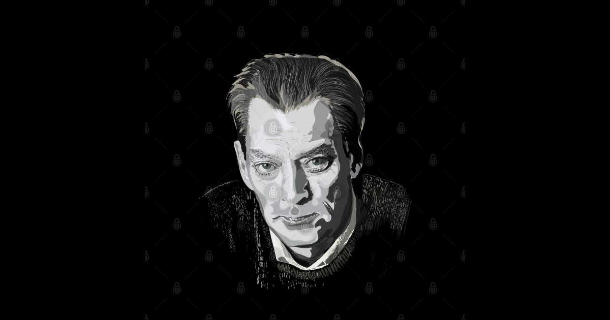 Portrait of Paul Auster - Paul Benjamin Auster - Sticker | TeePublic