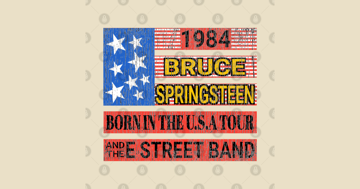 bruce springsteen - Bruce Springsteen - T-Shirt | TeePublic