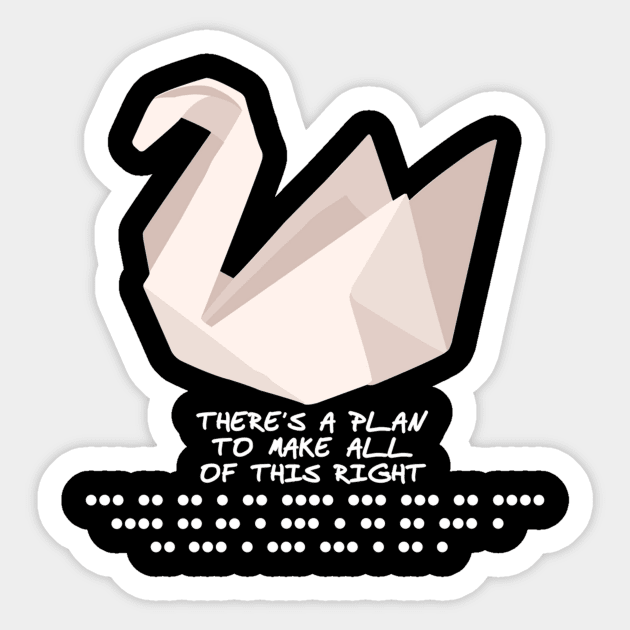 Prison Break Origami - Prison Break Movie - Sticker | TeePublic