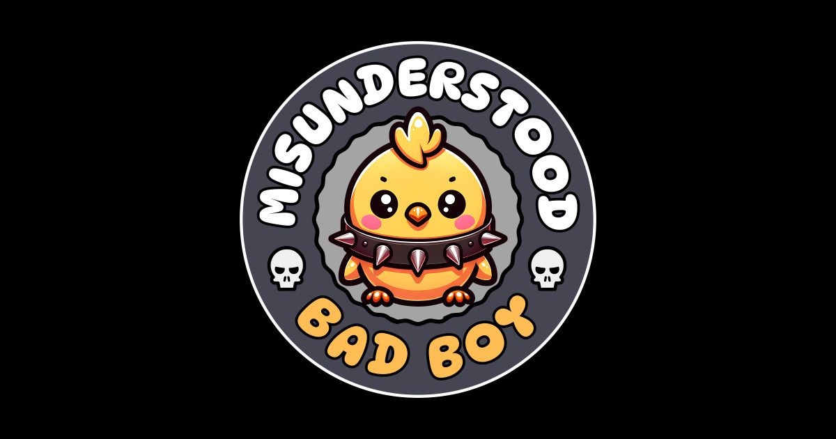 Misunderstood Bad Boy - Chick - Posters and Art Prints | TeePublic