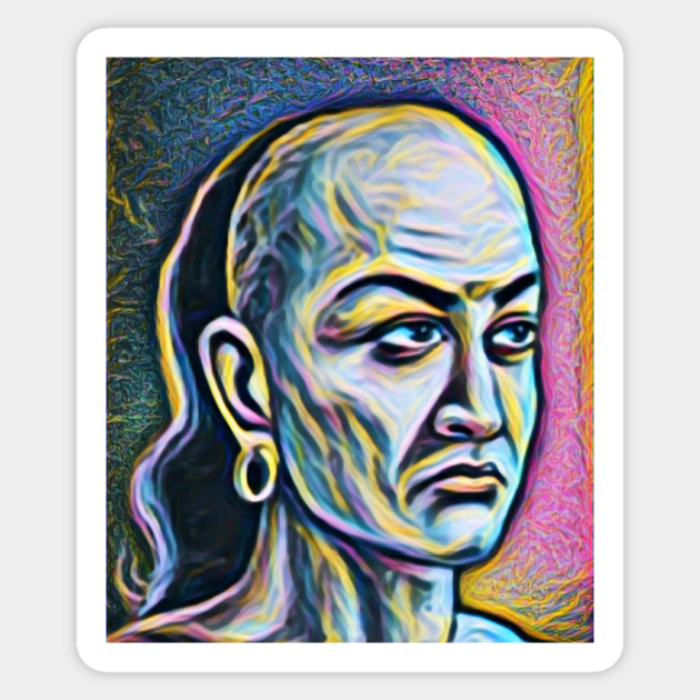 Chanakya Portrait | Chanakya Artwork 10 - Chanakya - Sticker | TeePublic
