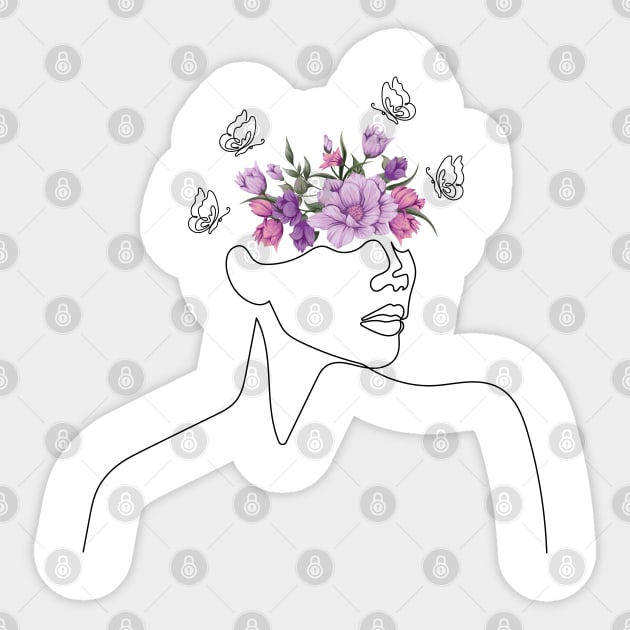 Beautiful Thoughts | One Line Drawing | One Line Art | Minimal ...