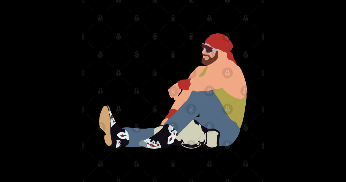 Macho Man - Macho Man Randy Savage - Sticker | TeePublic