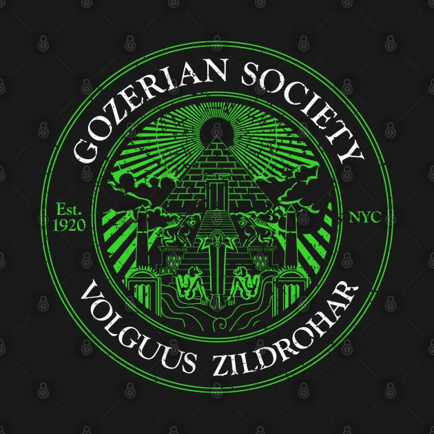 Gozerian Society - Green Slime Variant - Gozer - T-Shirt | TeePublic
