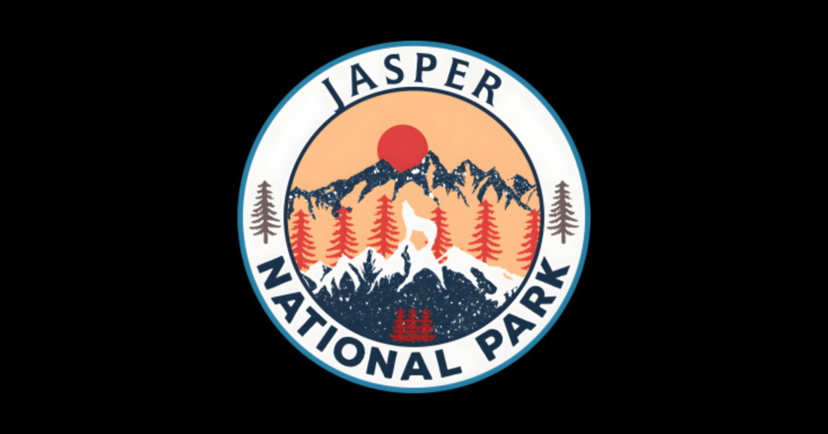 Jasper National Park-Vintage - Jasper - Sticker | TeePublic