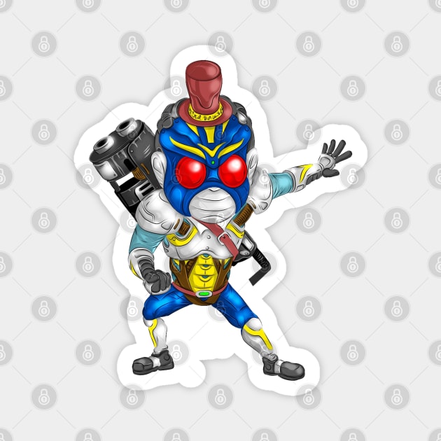 Upin & Ipin Edition : Super Jarjit - Characterdesign - Magnet | TeePublic