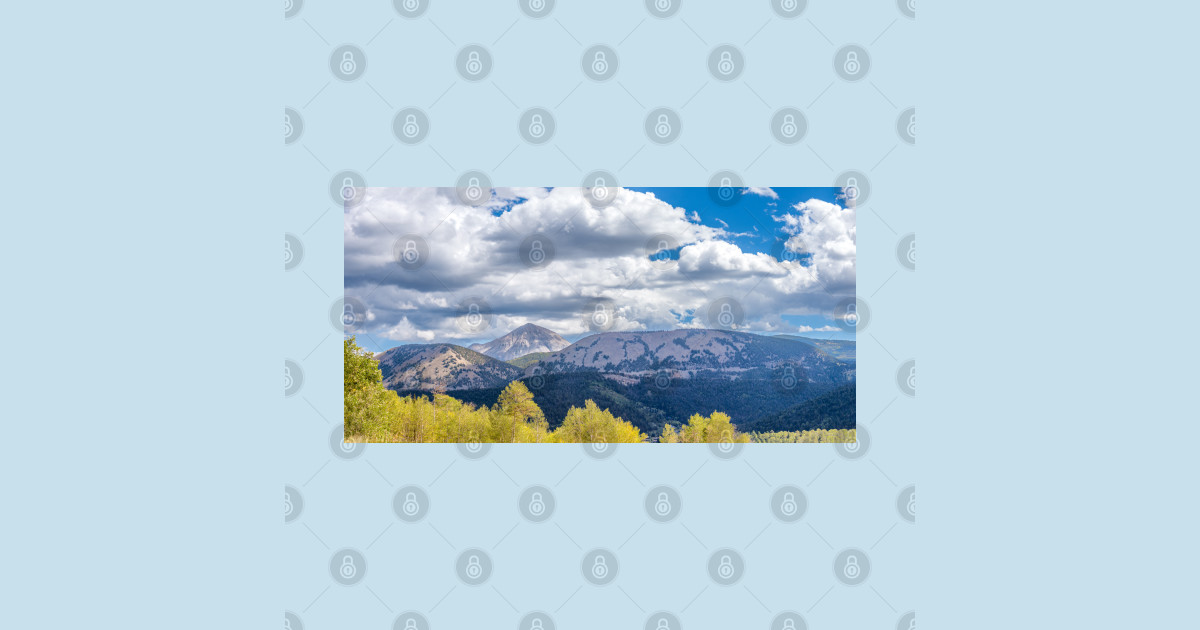 Spanish Peaks Country Colorado Panorama - Debra Martz - T-Shirt | TeePublic