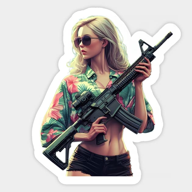 Tactical Girls' Frontline - Tactical - Sticker | TeePublic