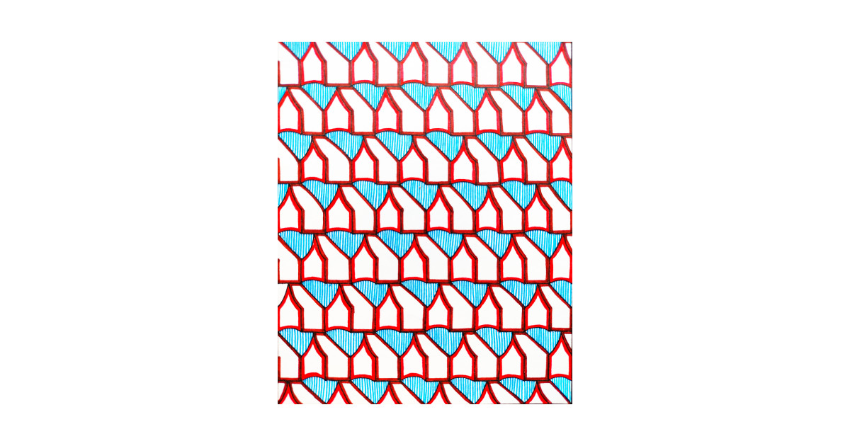 Colorful Abstract Geometric Pattern with Repeating Angular Forms ...