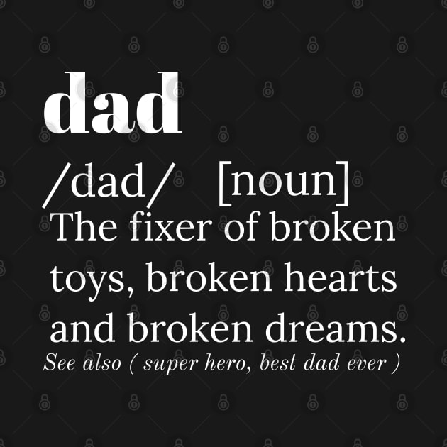 Funny Dad definition design for Father's day - Fathers Day Gifts - T ...