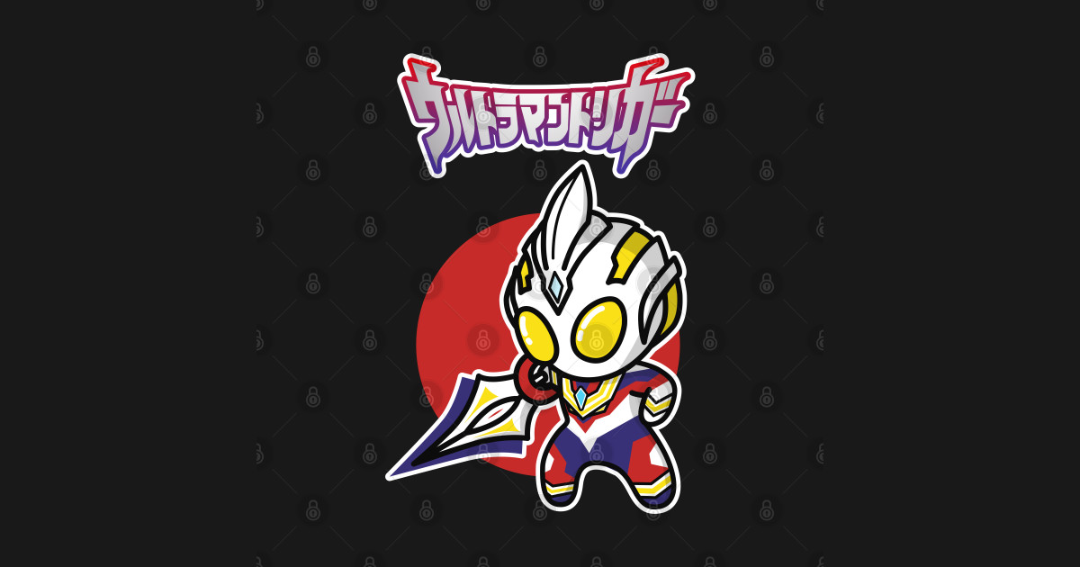 Ultraman Trigger Chibi Style Kawaii - Ultraman Trigger - T-Shirt ...