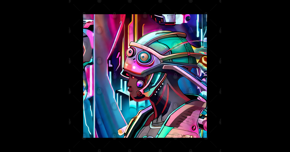 Axolotl-cyborg cyberpunk - Cyberpunk - Sticker | TeePublic Axolotl-cyborg cyberpunk - Cyberpunk - Sticker | TeePublic