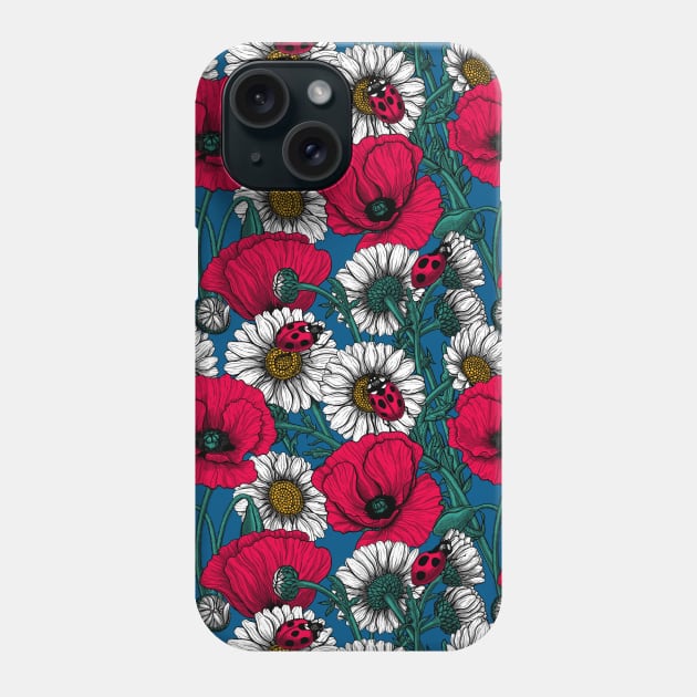 Poppies, daisies and ladybugs - Poppy - Phone Case | TeePublic