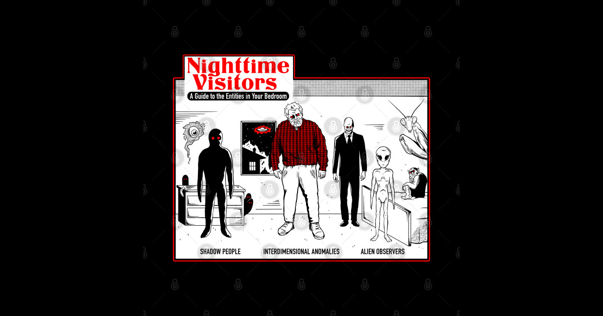 Nighttime Visitors - Ufo - Posters and Art Prints | TeePublic