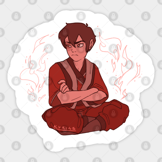 Zuko - Avatar the Last Airbender V2 - Zuko - Sticker | TeePublic