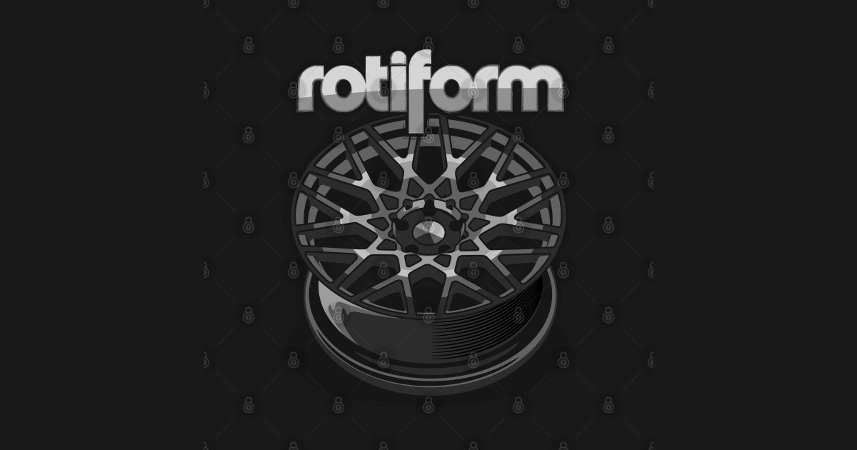 Rotiform R110 vector illustration (Grey) - Rotiform - Sticker | TeePublic