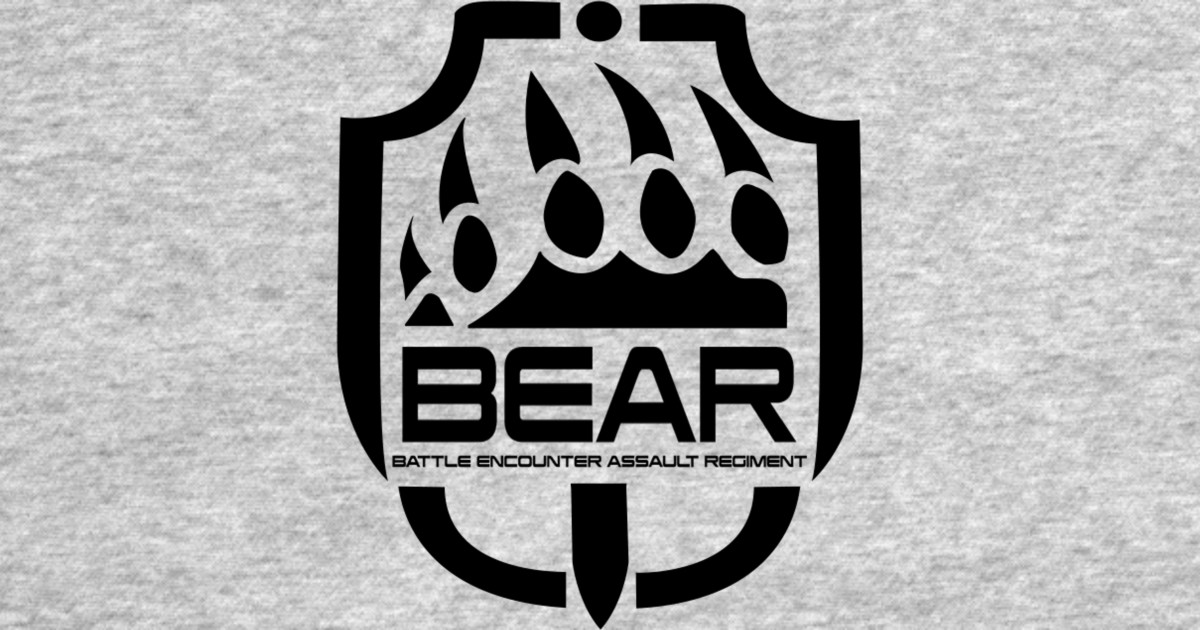 Escape From Tarkov BEAR big black logo - Tarkov - Hoodie | TeePublic