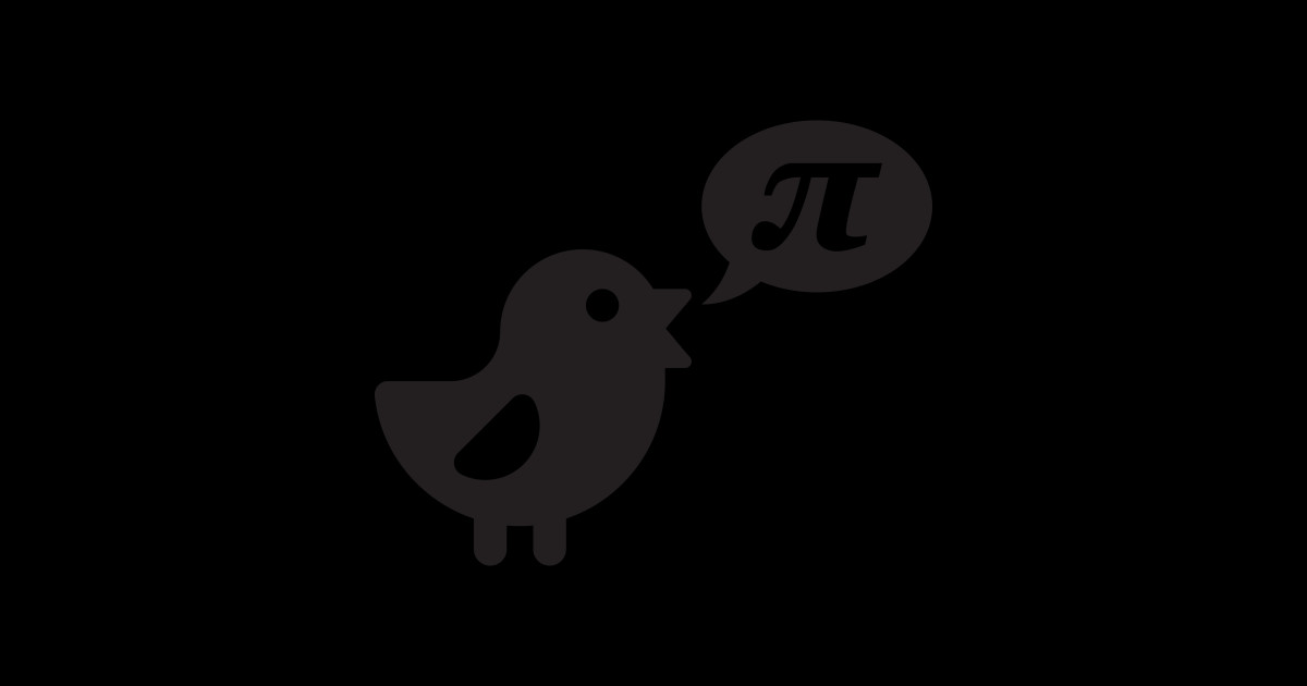 Bird: Pi - Funny - Sticker | TeePublic