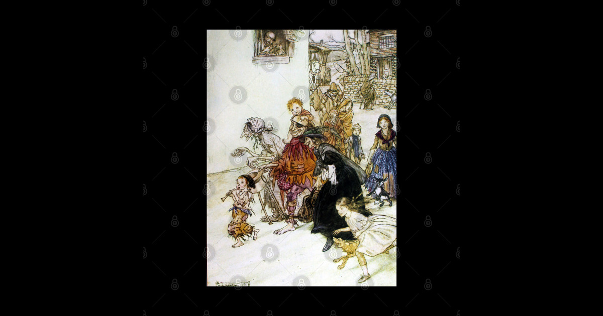 The Dogs Do Bark - Mother Goose - Arthur Rackham - Hark - Magnet ...