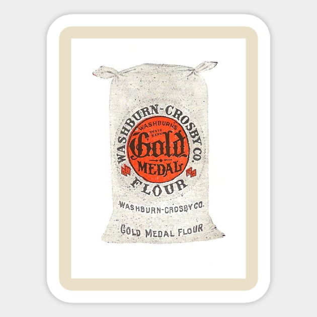 Vintage Ads - Gold Medal Flour - Flour - Sticker | TeePublic