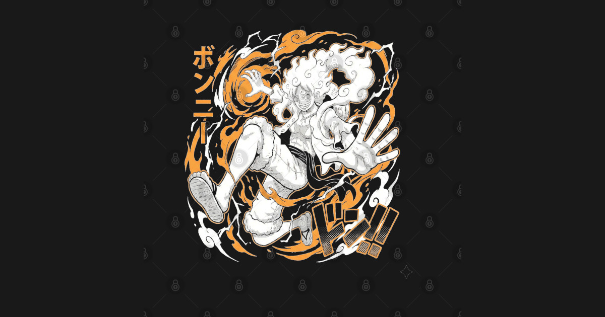 Luffy Gear 5 Bonney One Piece - Luffy Gear 5 - T-Shirt | TeePublic