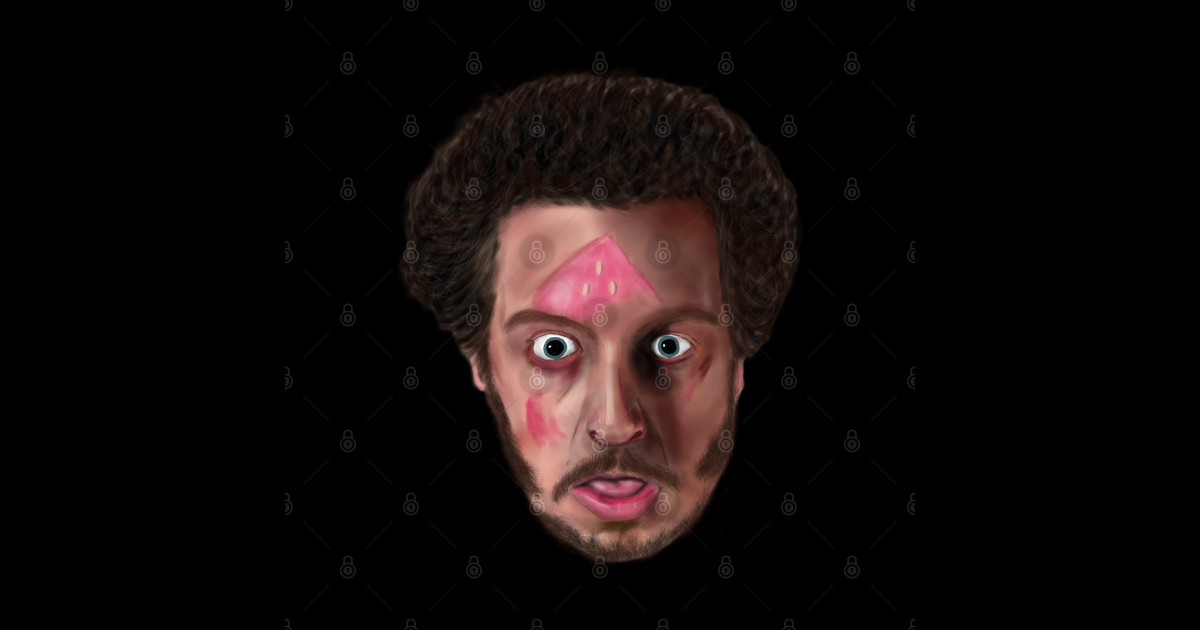 Marv Face - Home Alone - Magnet | TeePublic